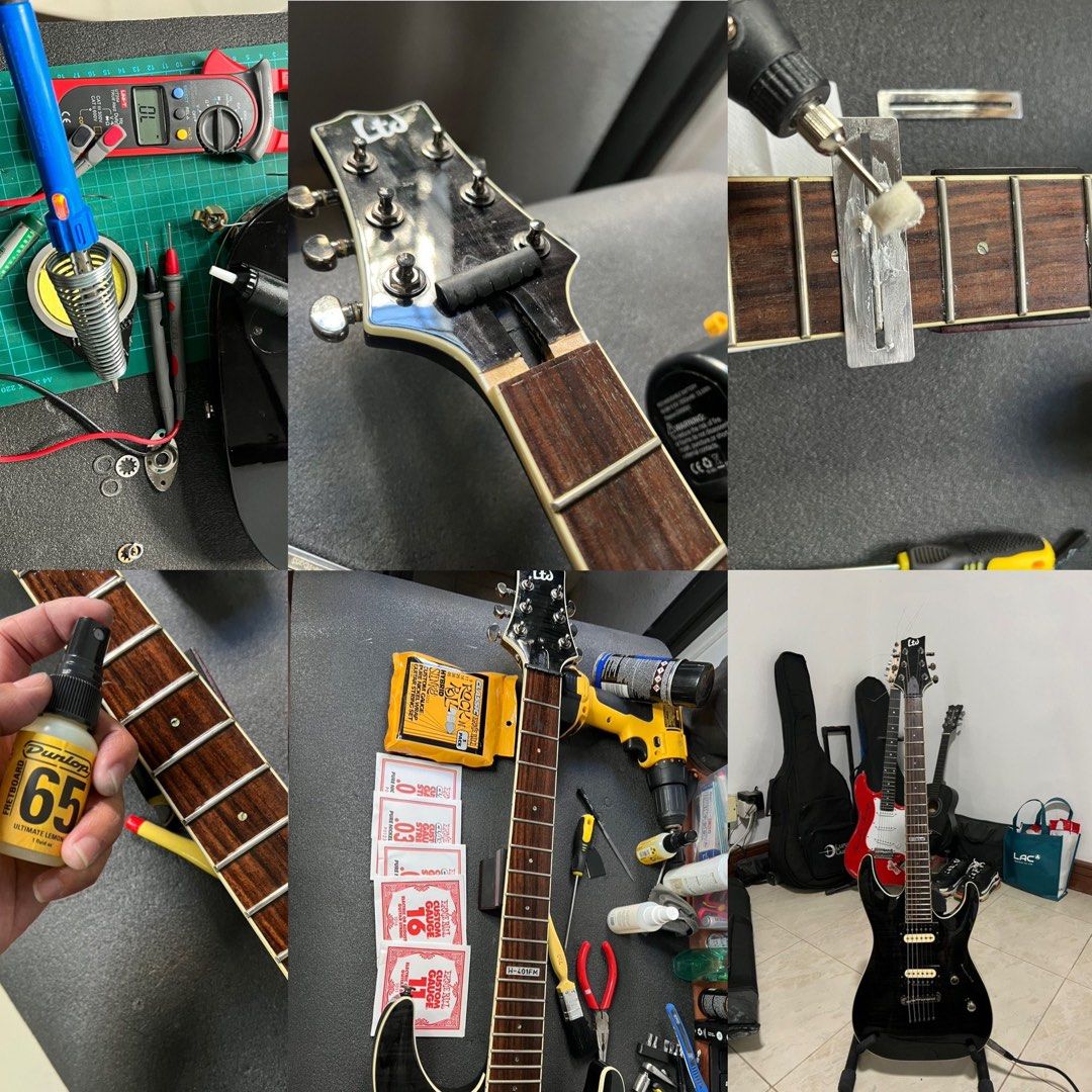 Acoustic Guitar/Electric Guitar/Ukulele/Bass Repair, Refurbishment ...