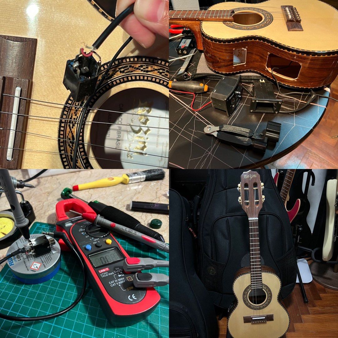 Acoustic Guitar/Electric Guitar/Ukulele/Bass Repair, Refurbishment ...