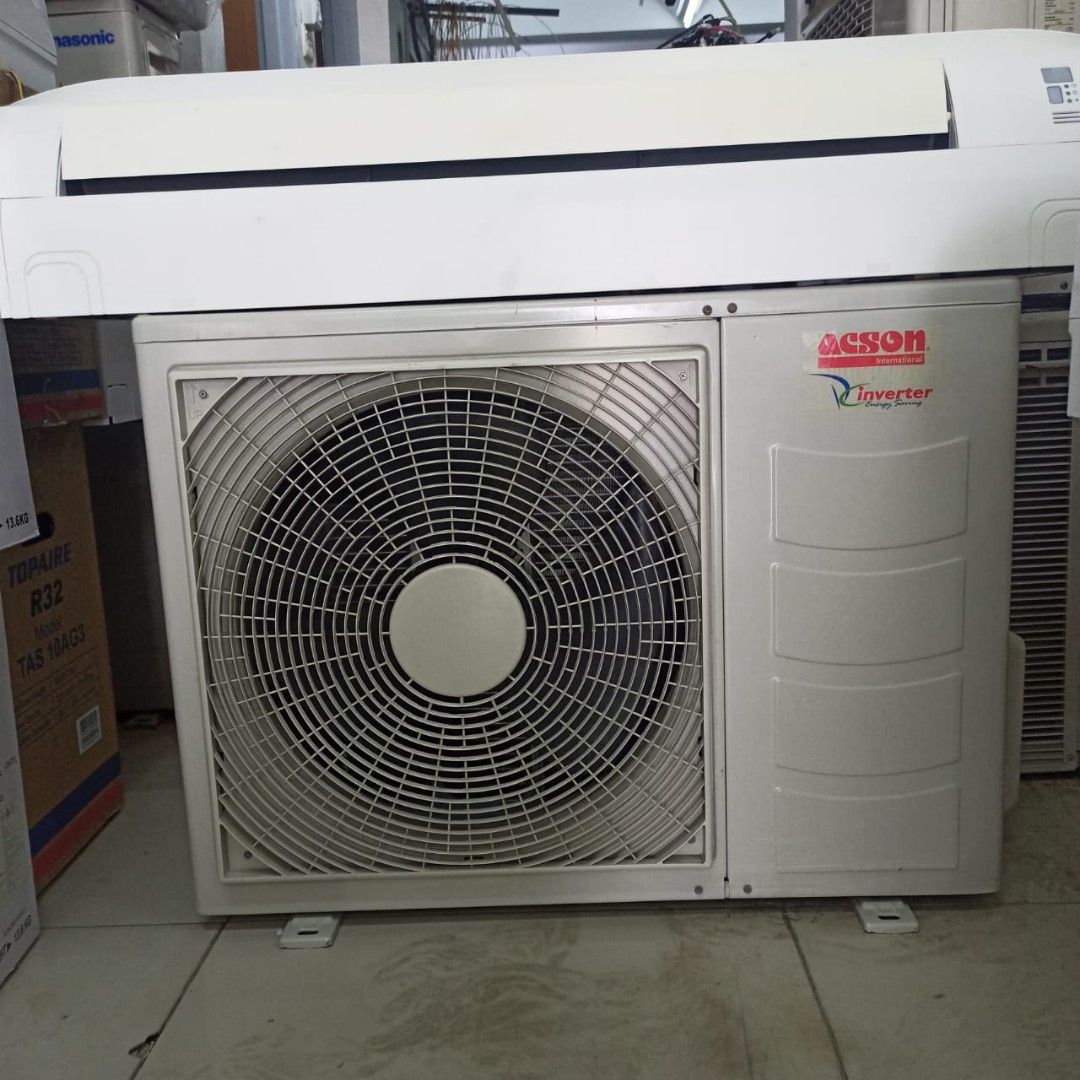 Acson Inverter 2Hp Used Aircond Likenew R410A 2016, TV & Home ...
