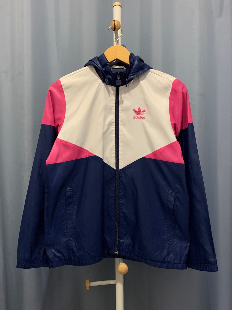 ADIDAS COLOUR BLOCK, Fesyen Wanita, Pakaian Wanita, Baju Luaran di ...