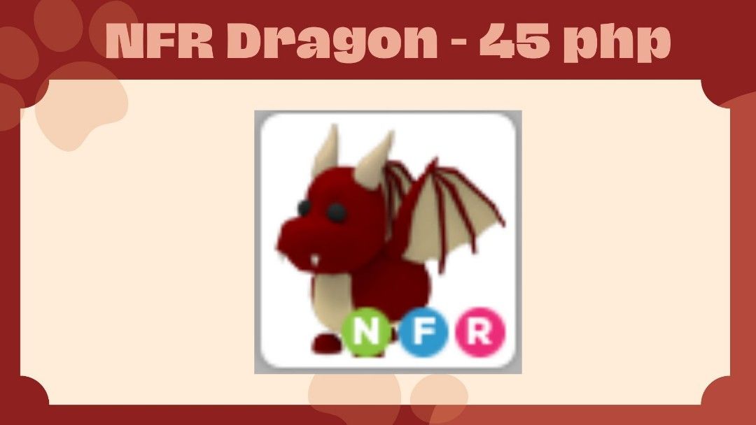 Adopt me NFR dragon | Neon Dragon | Roblox on Carousell