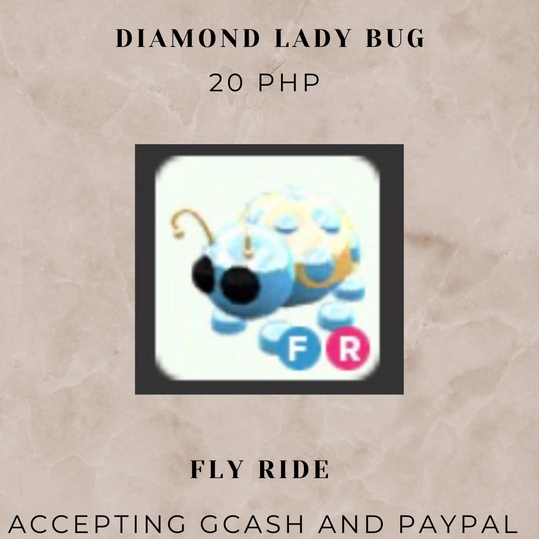 Adopt Me Pets |Diamond Lady Bug on Carousell