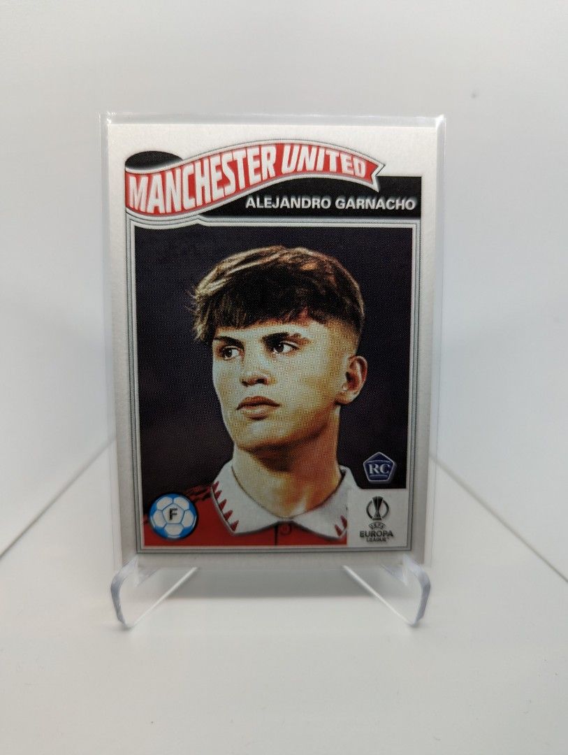 Alejandro Garnacho 2023 Topps UCC Living Set RC #526 Manchester United ...