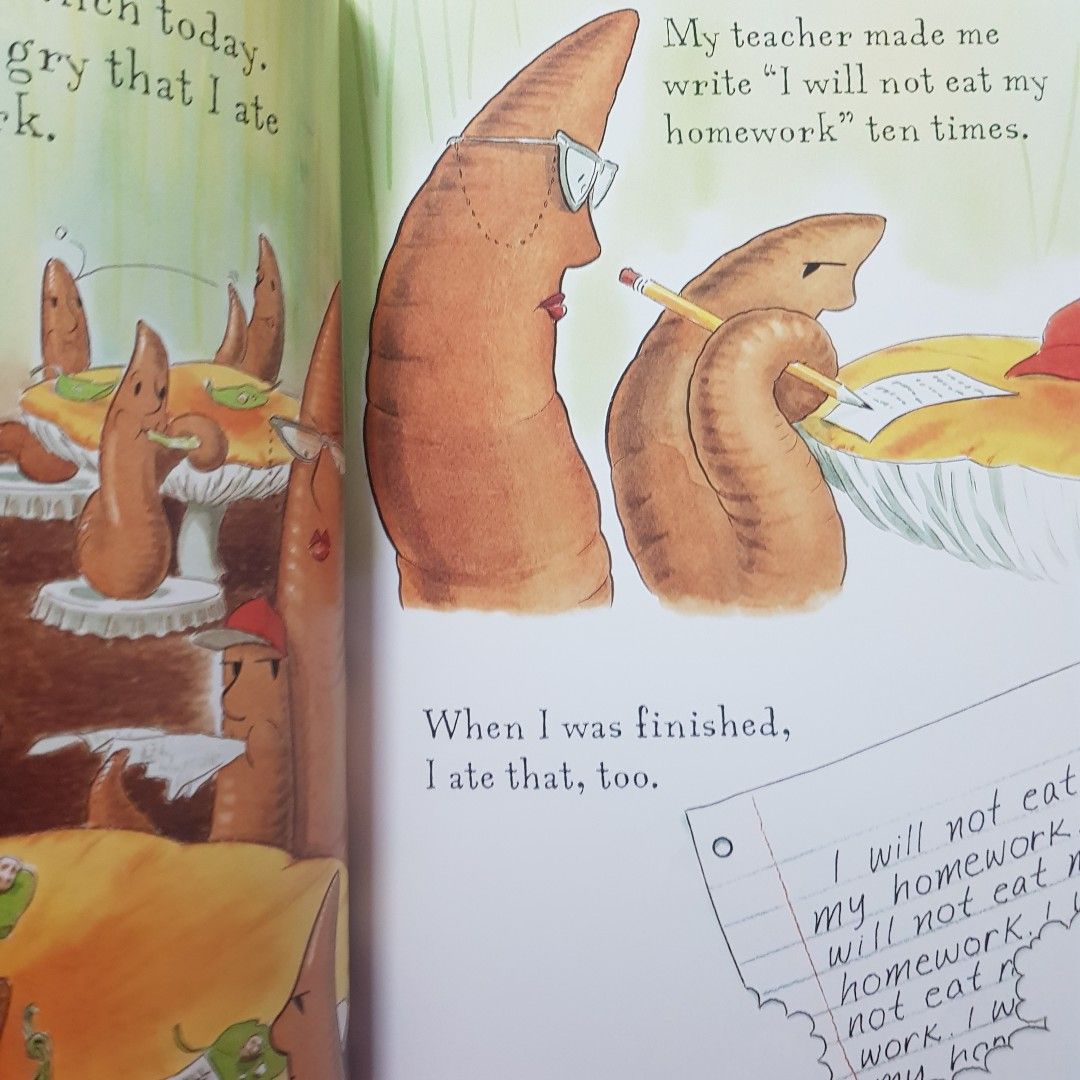 (All for $7) 3 Picture Books Diary of a fly spider worm English ...