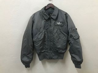 Alpha Industries MA-1 Bomber Jacket (zip rosak), Men's Fashion, Coats ...