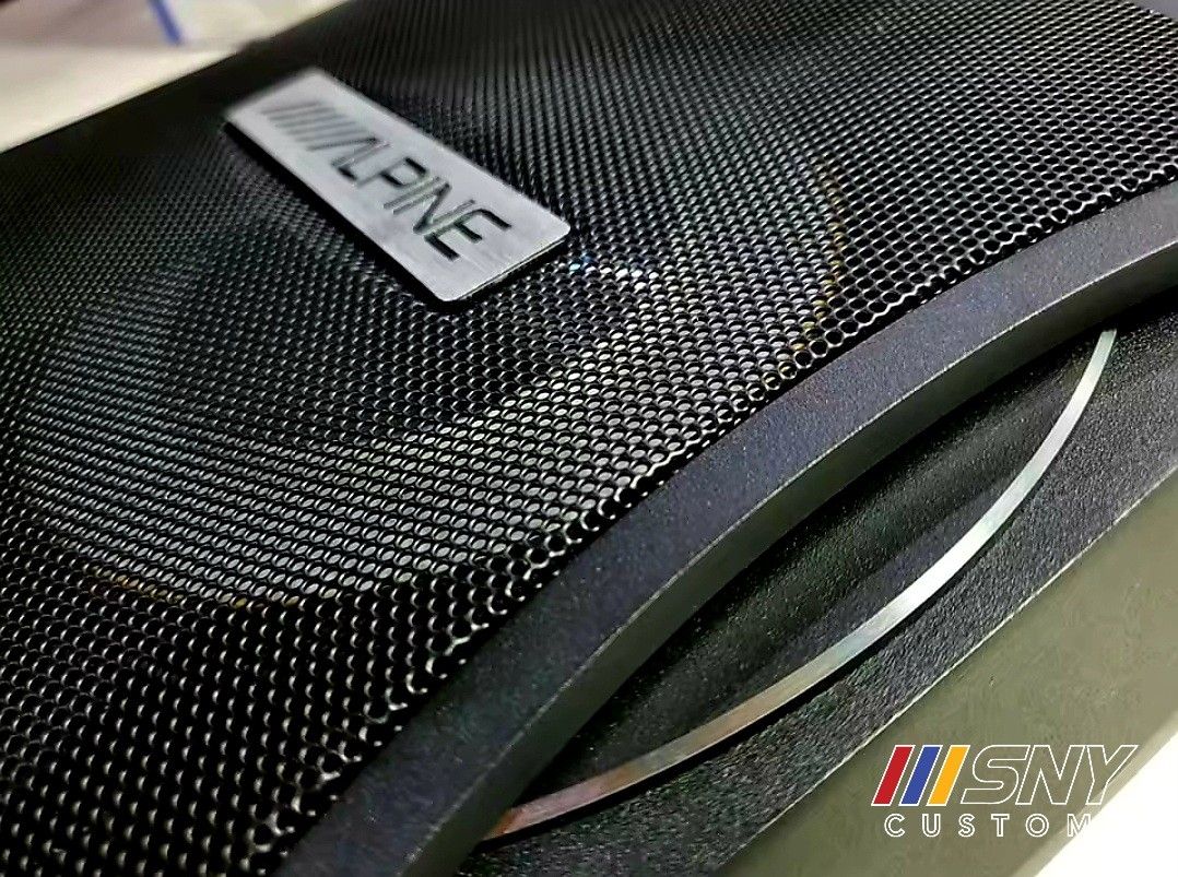 Alpine subwoofer Underseat amplified remote harness wrnty Pioneer JBL ...