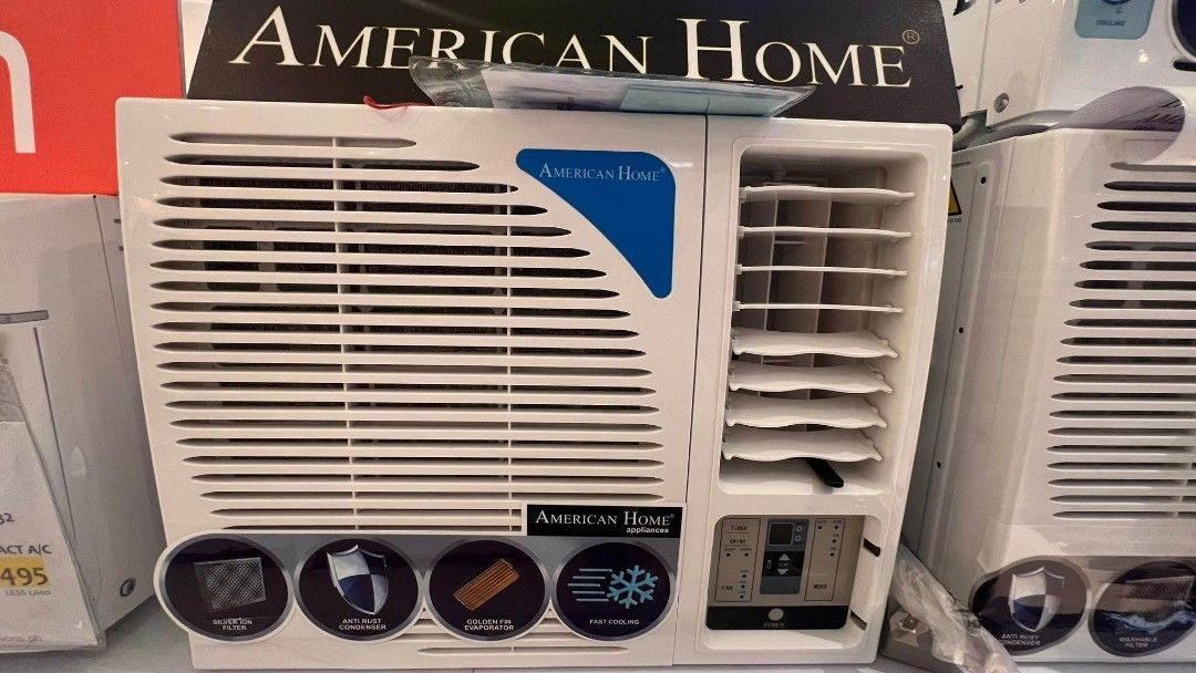 AMERICAN HOME WINDOW TYPE AIRCON, TV & Home Appliances, Other Home ...