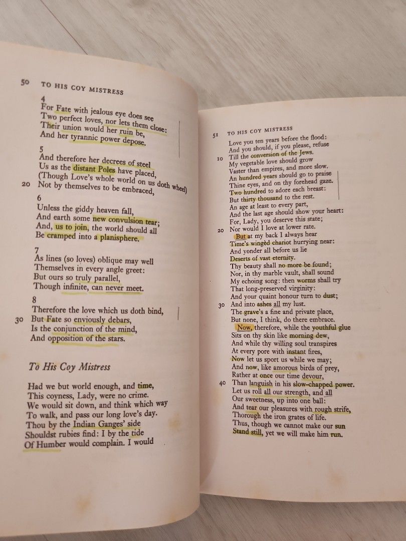 Andrew Marvell the complete poems exam copy, Hobbies & Toys, Books ...