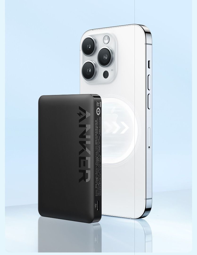 Anker 334 PowerCore 10000mAh MagGo Magnetic Power Bank [A1642], Mobile ...