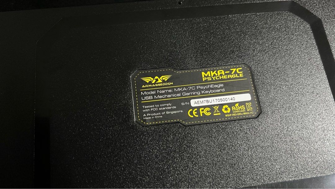 gaming keyboard - Armageddon MKA-7C psycheagle, Computers & Tech, Parts ...