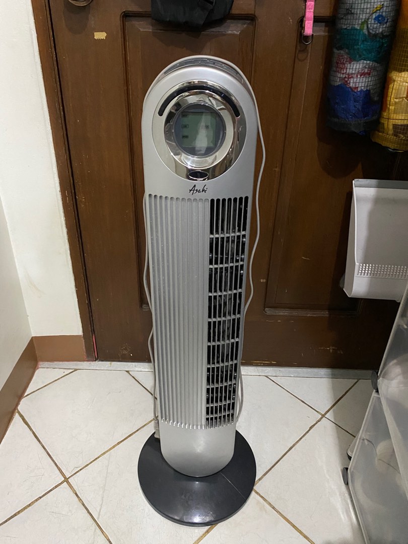 Asahi Remote Ionizer Tower Fan, Furniture & Home Living, Lighting ...