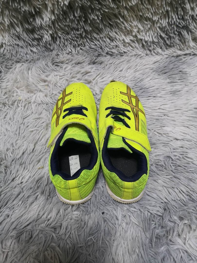 Asics Neon Green Sneakers on Carousell
