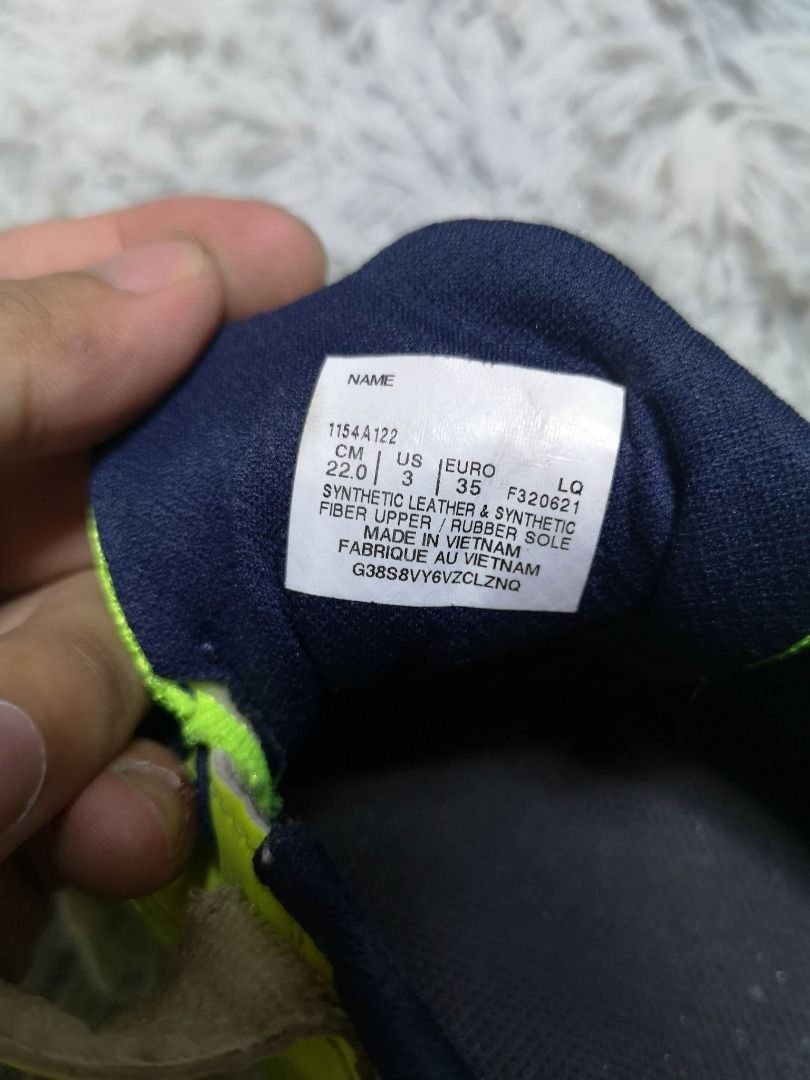 Asics Neon Green Sneakers on Carousell