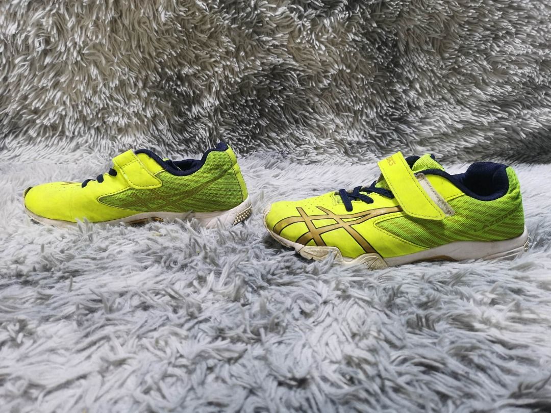 Asics Neon Green Sneakers on Carousell