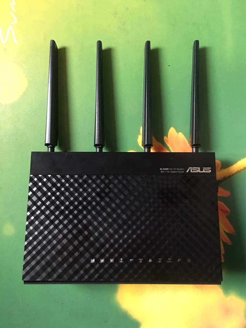 (港行)ASUS 4G-AC68U LTE Modem AC1900 AiMesh Router 雙頻無線路由器 購買前留意內文, 電腦＆科技 ...