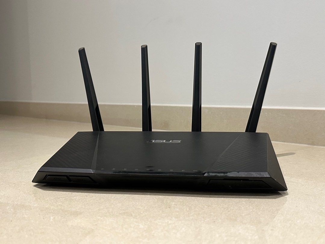 Asus AC2400 4x4 Dual Band Gigabit Router, Computers & Tech, Parts ...