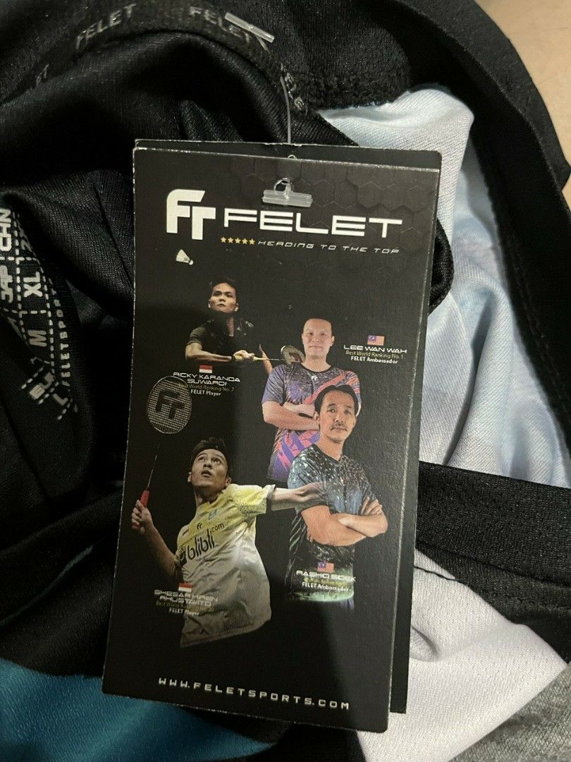 Baju Felet Badminton Original, Olah Raga, Baju Olahraga di Carousell