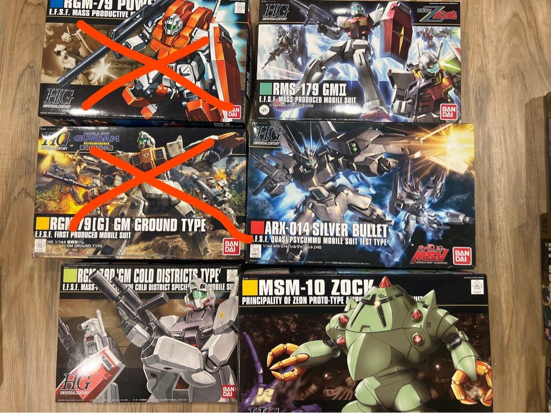 Bandai HGUC Gundam Model Kits Various - GM Sniper II / GM II/ GM Type C ...