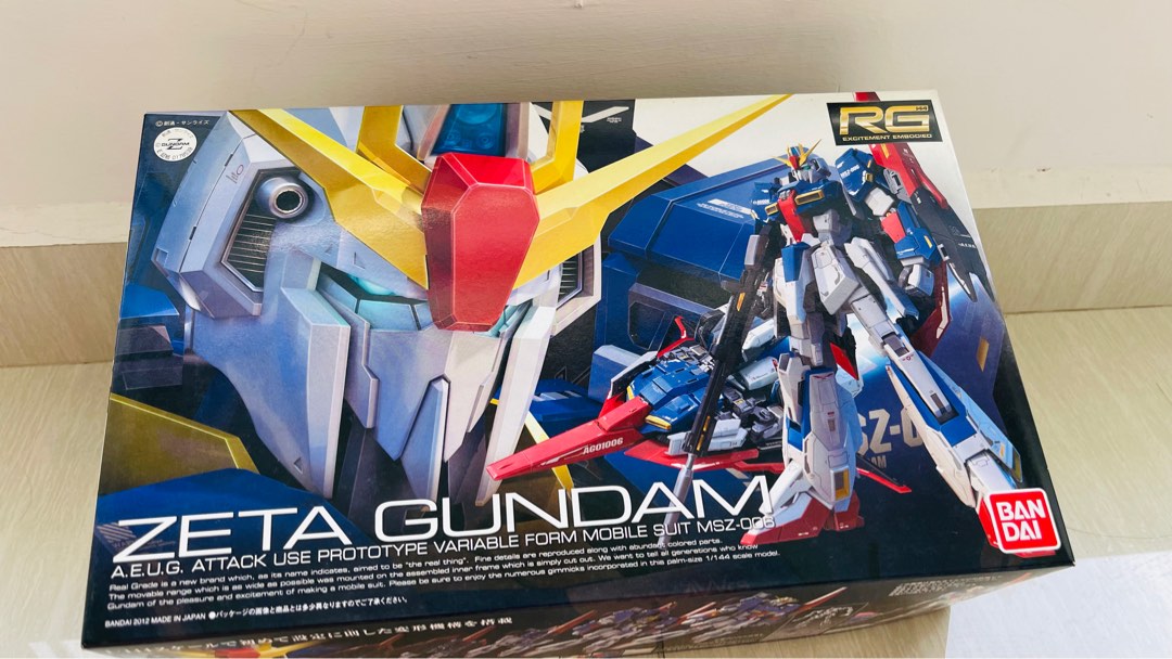 Bandai RG Zeta Gundam, Hobbies & Toys, Toys & Games on Carousell