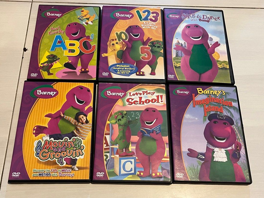 Barney kids DVDs, Hobbies & Toys, Toys & Games on Carousell