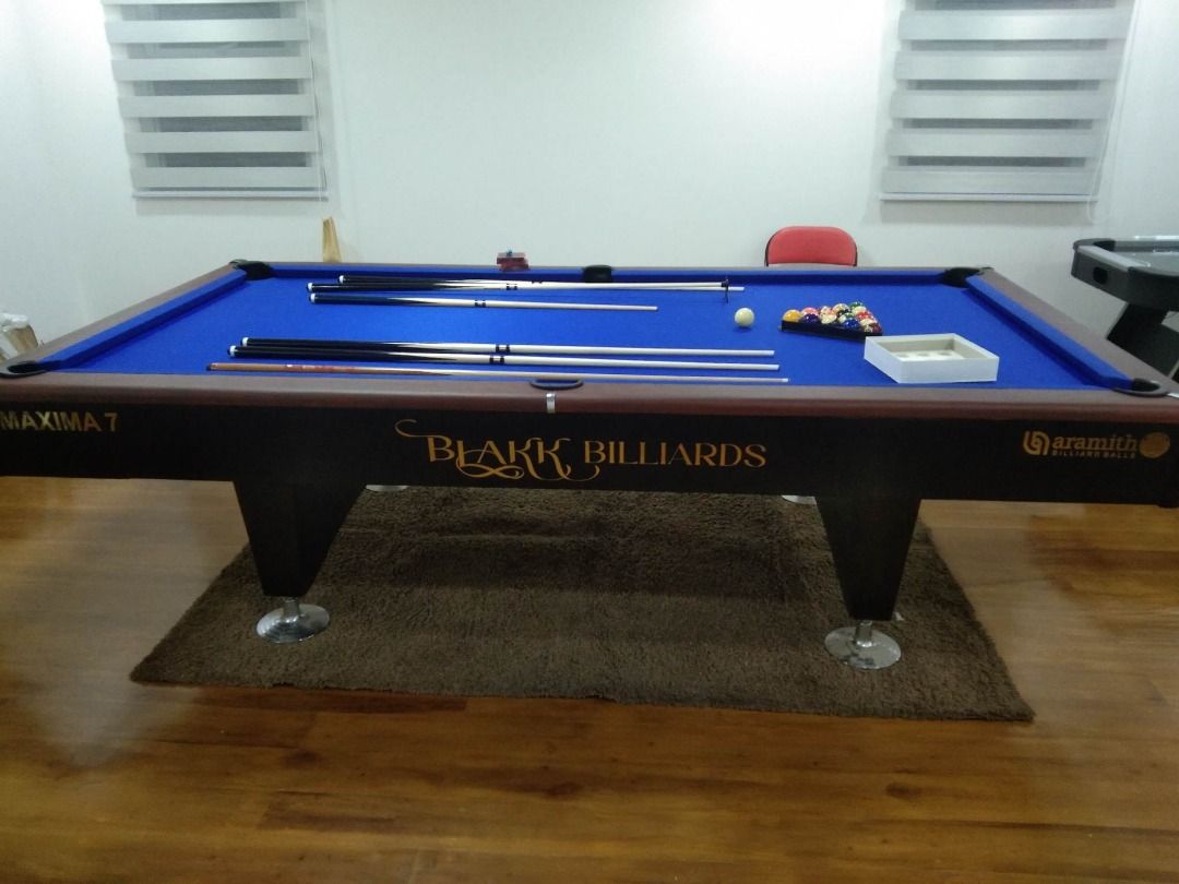 BLAKK BILLIARD TABLE (MAXIMA 7 INSPIRED), Sports Equipment, Other ...