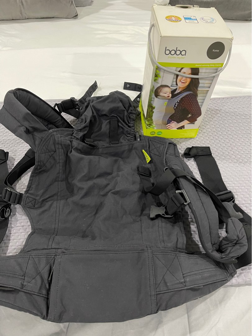 Boba carrier 4g- Slate, Babies & Kids, Going Out, Carriers & Slings on ...