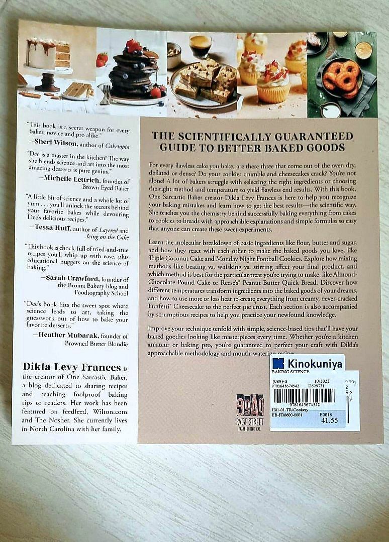 Book of Science behind baking and foolprof recipes, Food & Drinks ...