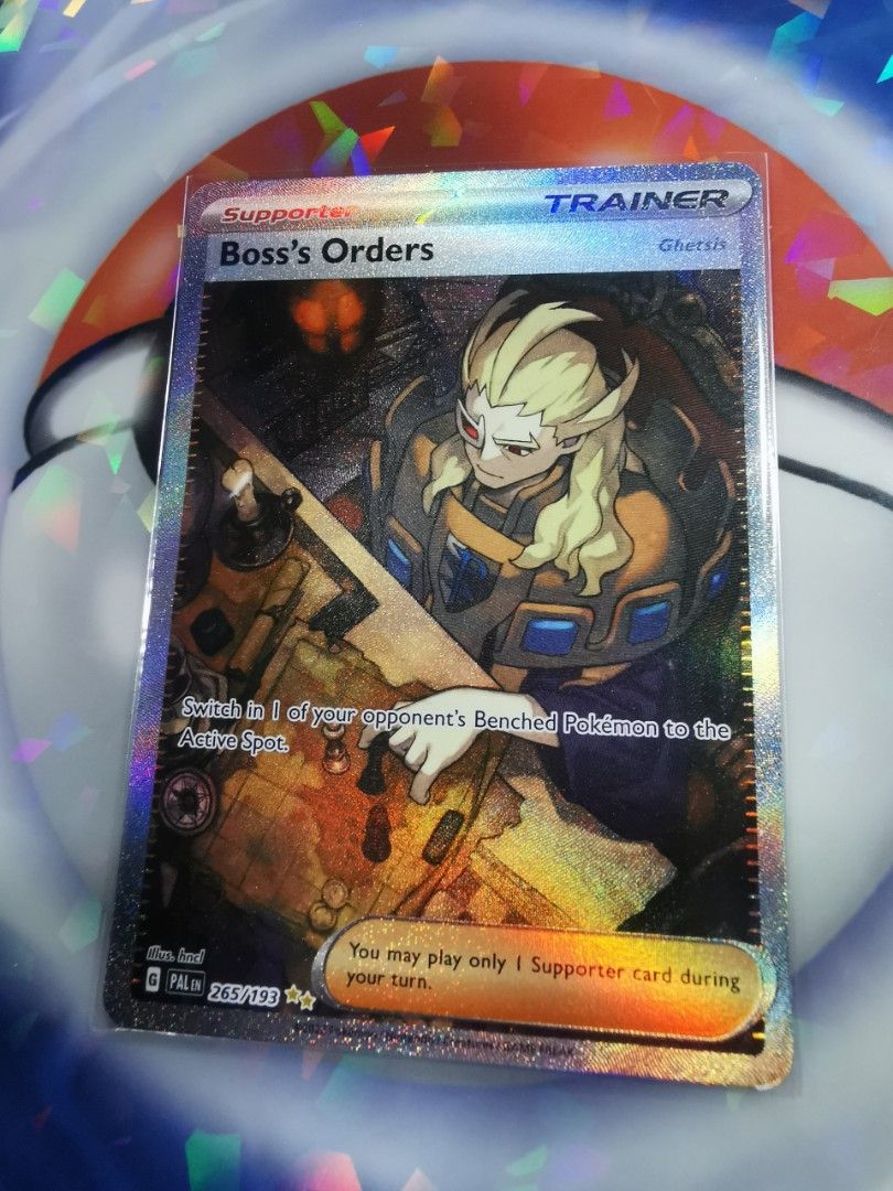 Boss's Orders - 265/193 - Special Illustrion Rare, Hobbies & Toys, Toys & Games on Carousell