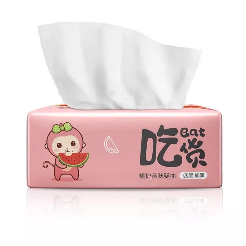 Botare Cartoon Series Tissue Small Paper Soft Pack (70 pulls x 4 ply ...