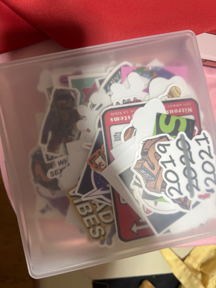 Box of Stickers, Hobbies & Toys, Stationery & Craft, Other Stationery ...