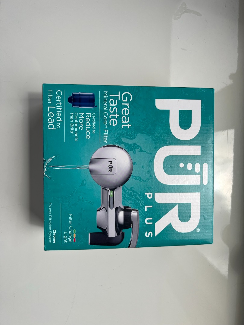 BRAND NEW: PUR Plus Water Filter. On tap / Faucet Mounted - Chrome, TV ...