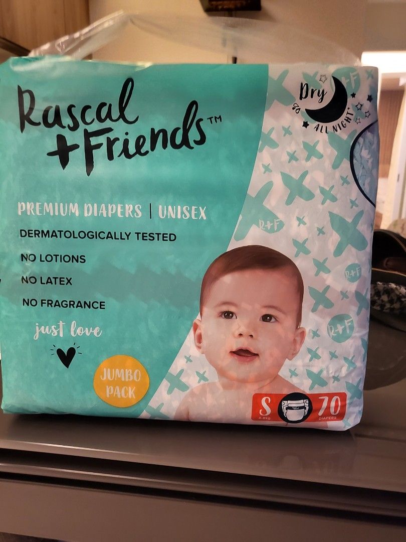 Brand New Rascal + Friend's Tape Diaper Size S, Babies & Kids, Bathing ...