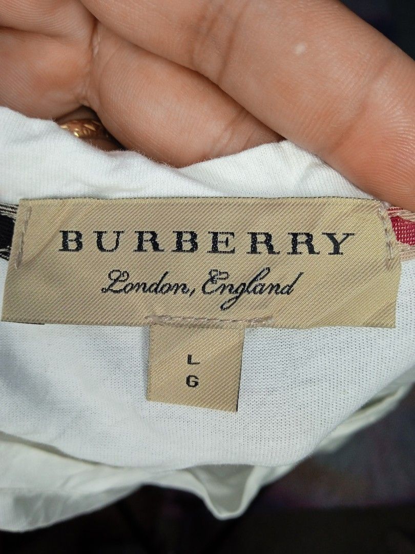 Burberry Big Logo Gold Tag on Carousell