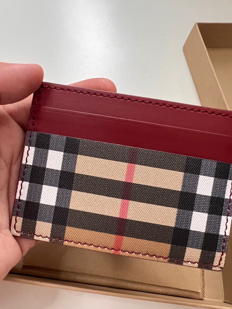 Burberry Card Holderp, Luxury, Bags & Wallets on Carousell