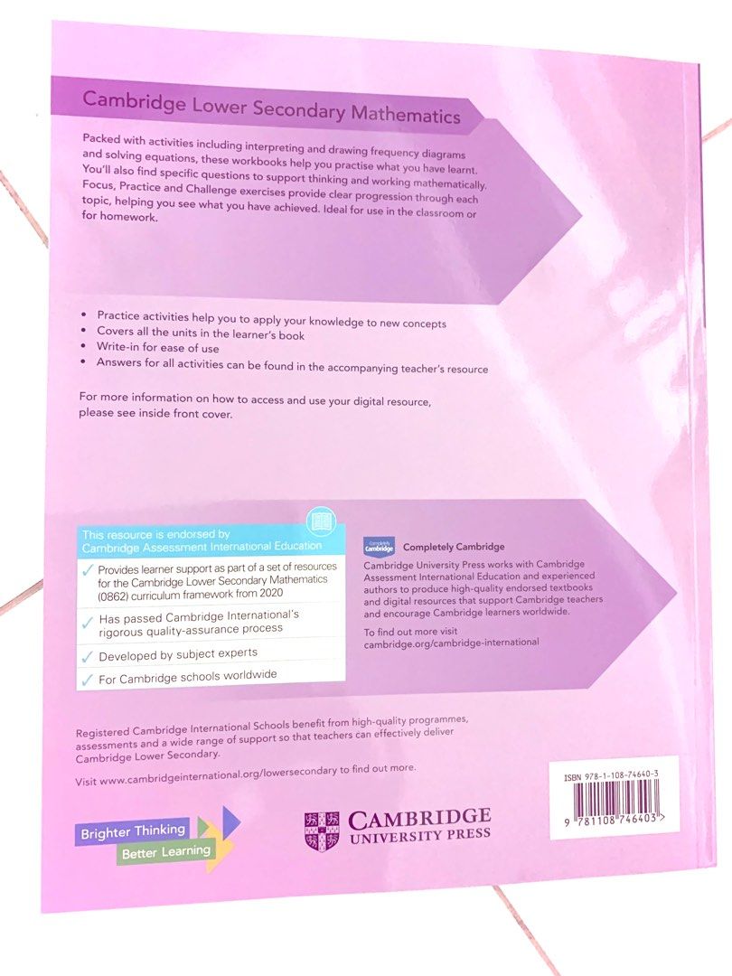 Cambridge University Press: Cambridge lower secondary Mathematics ...
