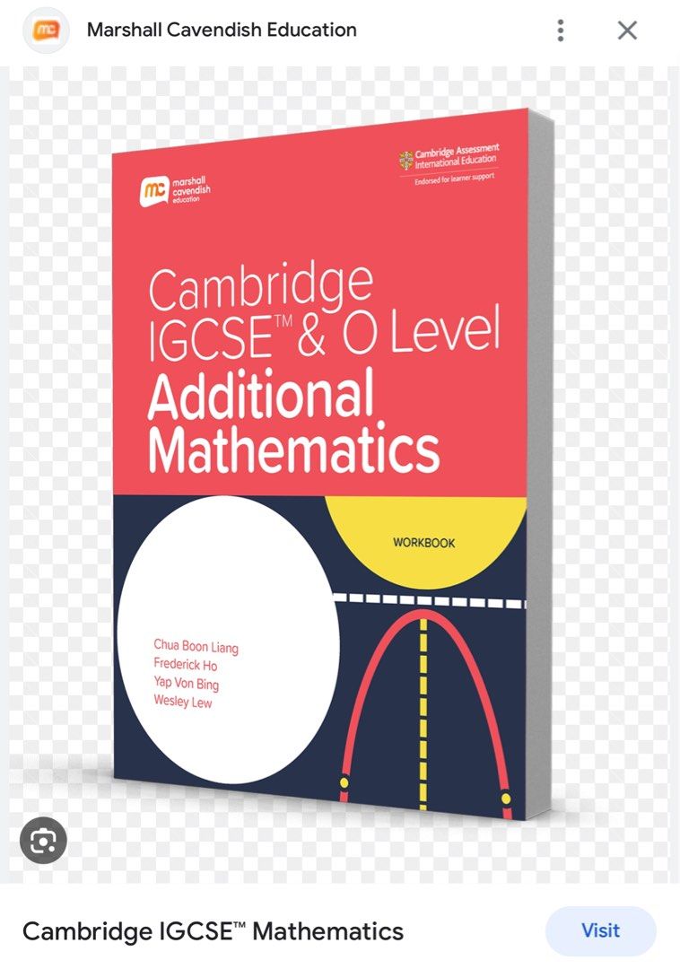 Cambridge University Press: Cambridge IGCSE and O Level Additional ...
