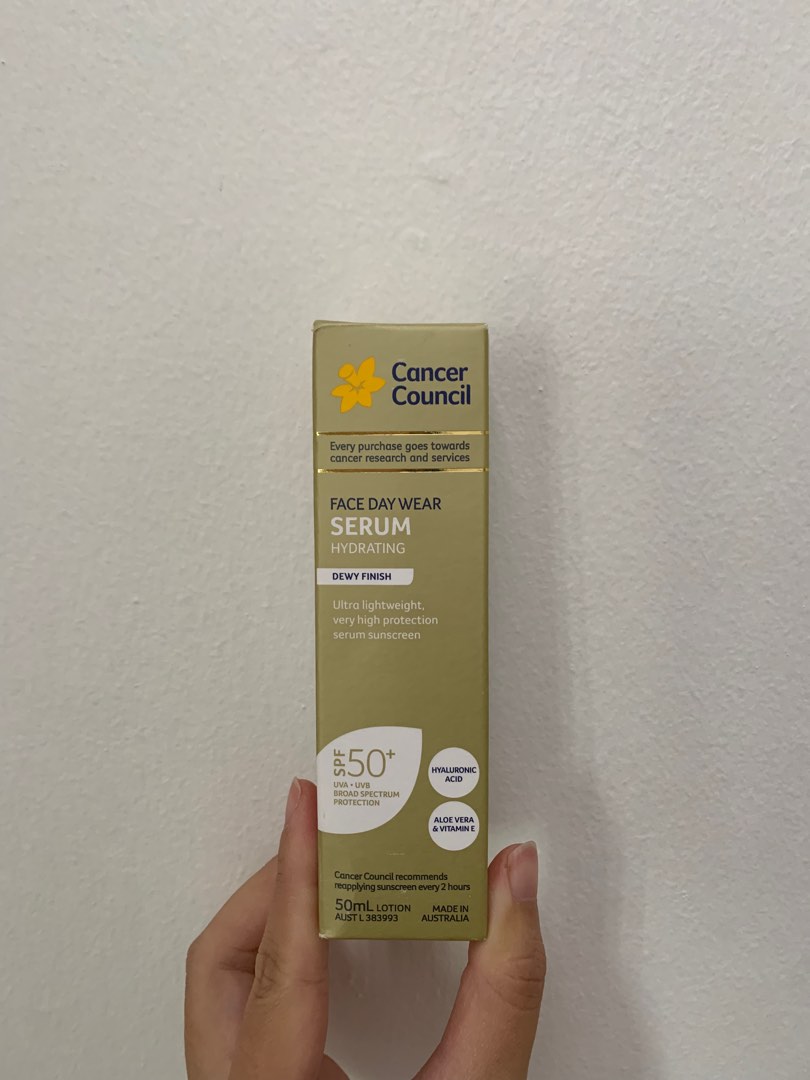 Cancer Council Day Wear Serum SPF 50+, Beauty & Personal Care, Face ...