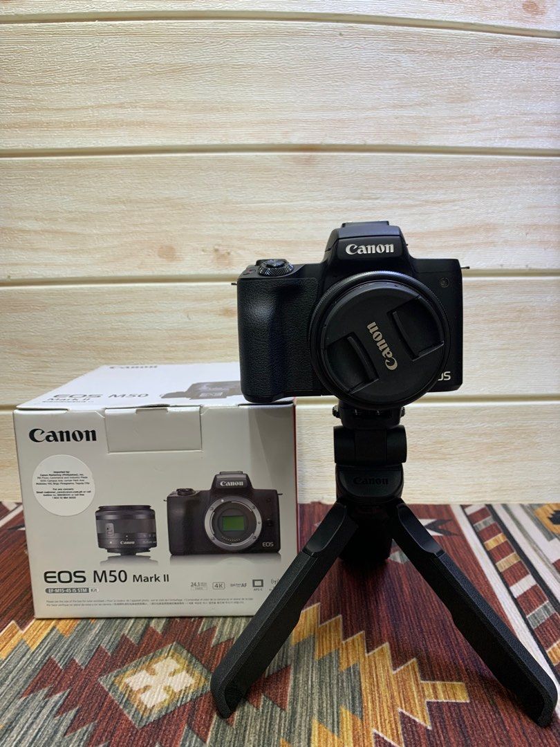 Canon M50 mark ii 24mp 4k video Wifi ready, Photography, Cameras on ...