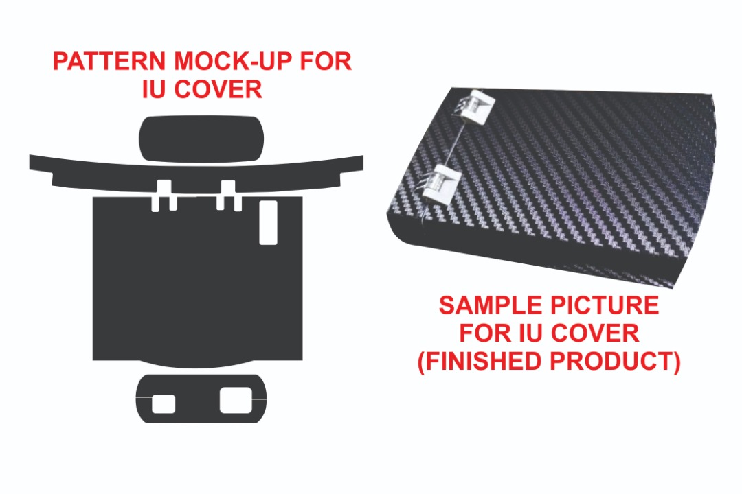 CARBON FIBRE STICKER COVER FOR IU UNIT, Motorcycles, Motorcycle ...