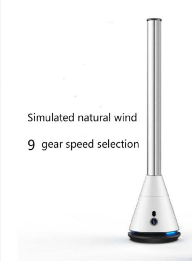 Carkiien Bladeless Fan slim modern design Tower Fan, Furniture & Home ...