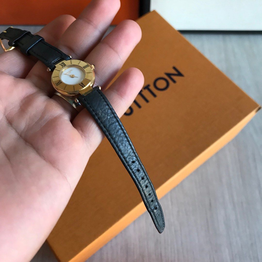 Carven “ Authentic “ Vintage Watch 18k, Fesyen Wanita, Jam Tangan di ...