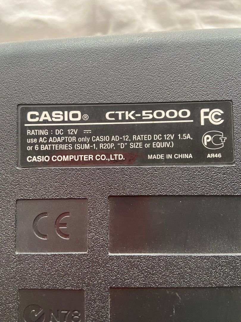 Casio CTK 5000 on Carousell