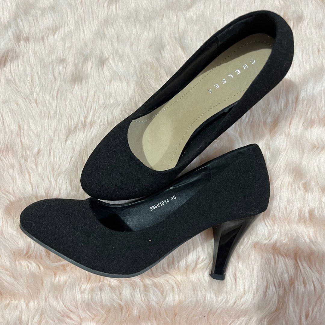 Chelsea Black 3” Heels on Carousell