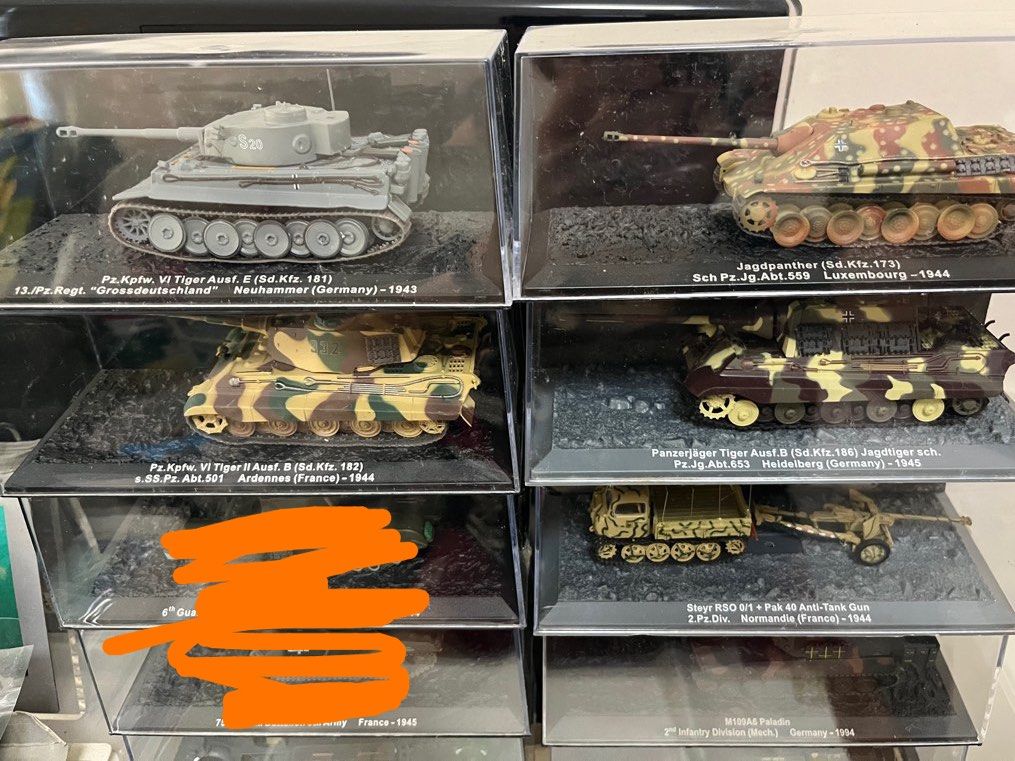 (CLEARANCE) Deagostini diecast combat battle tank collection (with most ...