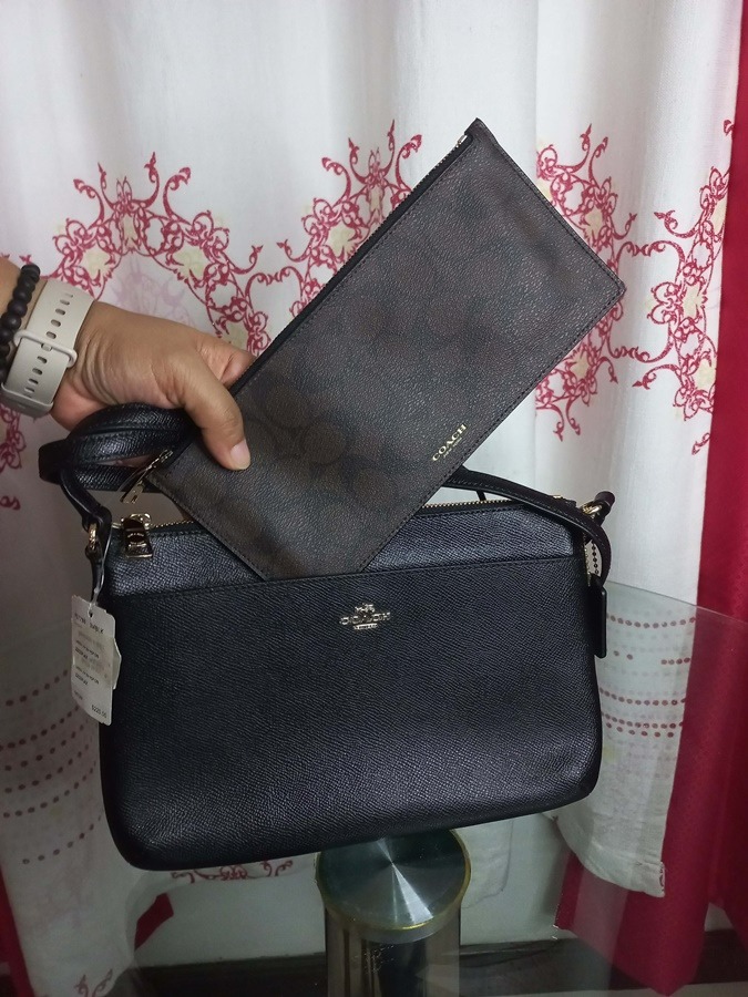 COACH Crossbody and Wallet Sling 2-in-1, Luxury, Bags & Wallets on ...