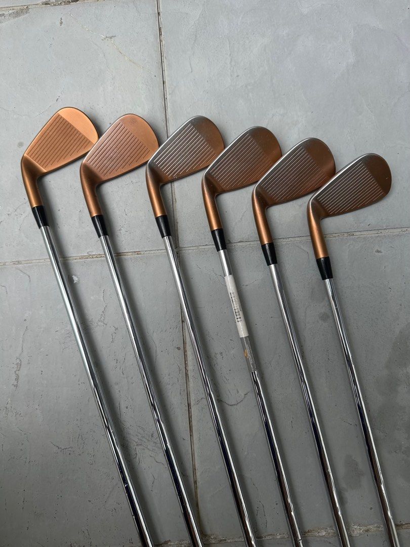 Cobra King Forged Tec Copper Golf Irons, Sports Equipment, Sports ...
