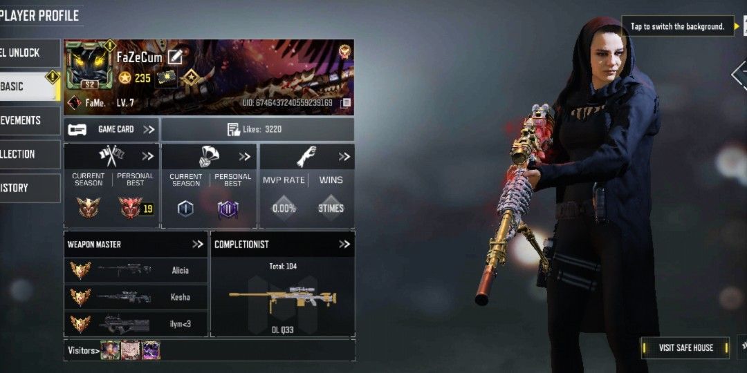 CODM s2 acc|legend rank|4 legendary gun skin| og manta ray skin and og urban tracker|, Video ...