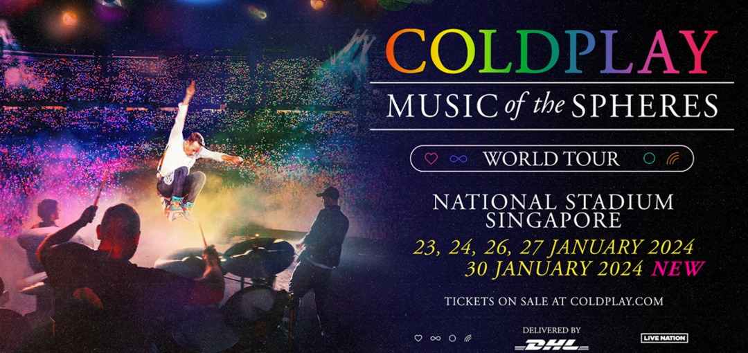 Coldplay Music Of The Spheres World Tour 4x CAT 7, Section 641 ...