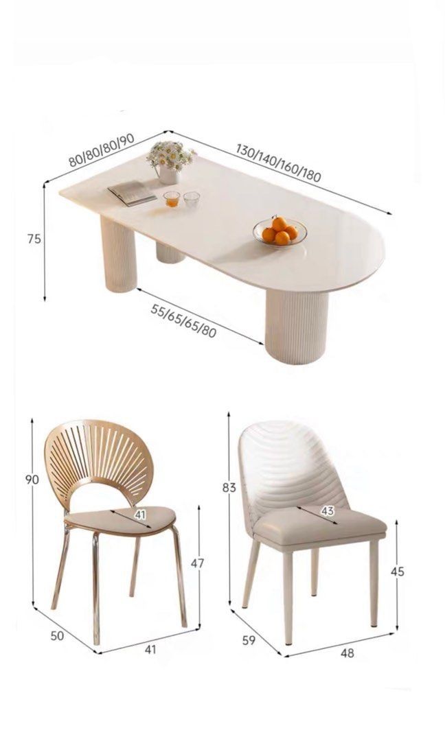CONJURE Modern Dining Table, Furniture & Home Living, Furniture, Tables ...