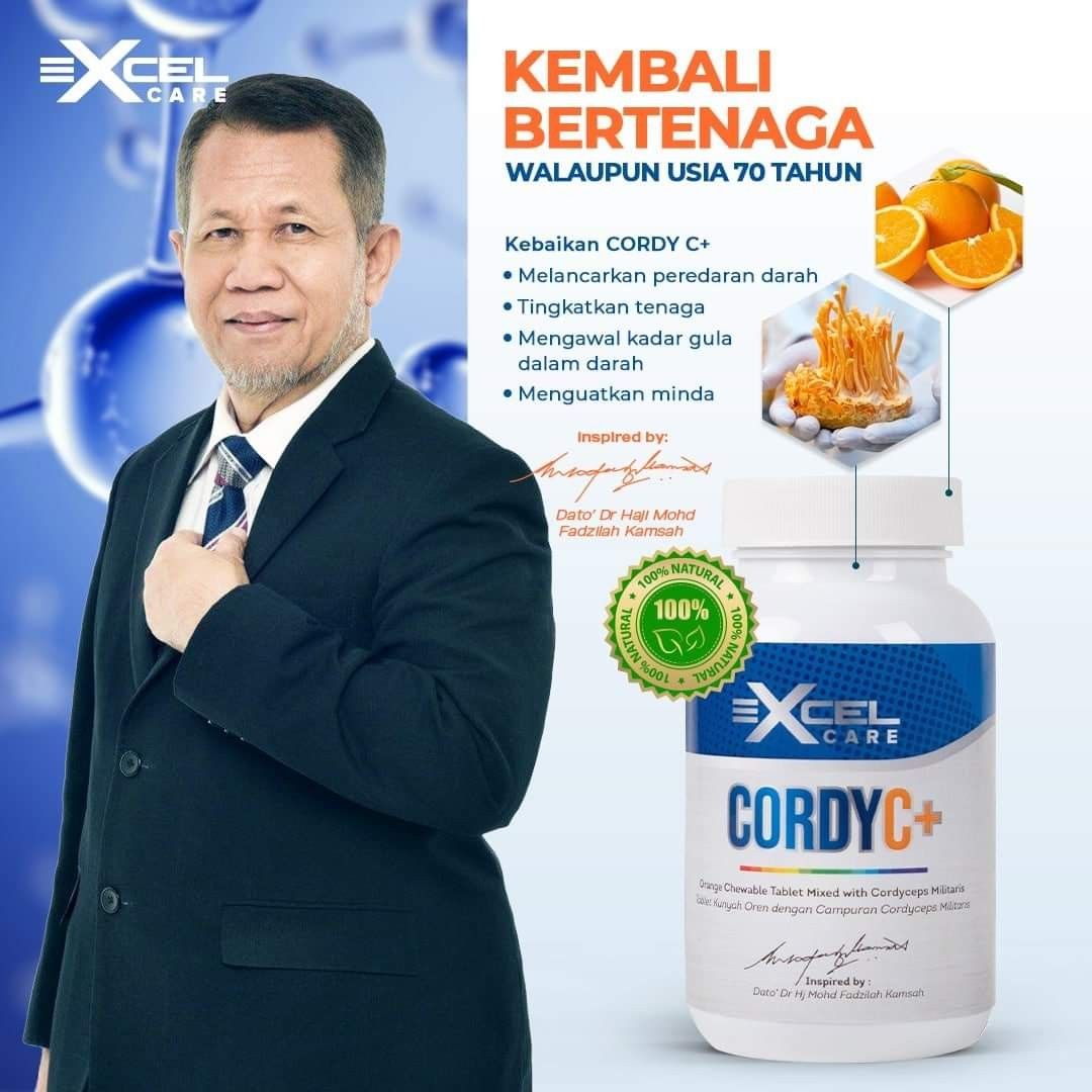 Cordy C+ Excel Care, Health & Nutrition, Health Supplements, Vitamins ...